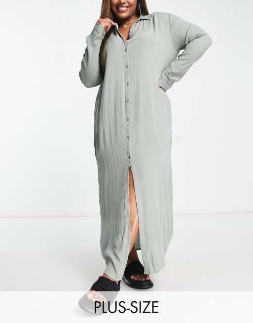 Esmee Plus Exclusivité Robe Chemise Longue Dété Pour La Plage