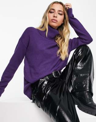 Exclusivité - Only - Pull col roulé - Violet | ASOS