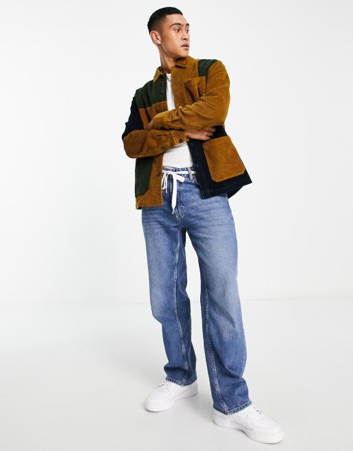 Farah - Briggs - Chemise manches longues en coton effet patchwork ...