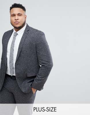 Farah Skinny Suit Jacket In Fleck | ASOS