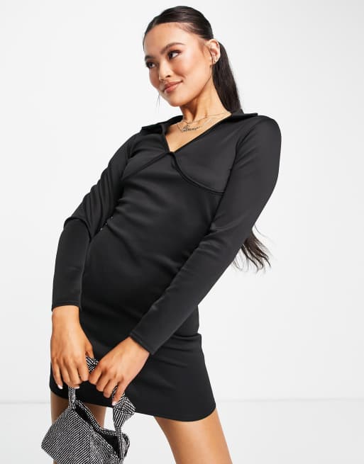 Fashionkilla - Robe polo courte - Noir | ASOS