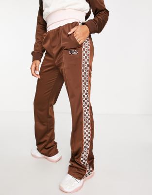 Fila retro joggers in brown | ASOS