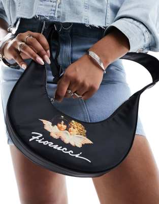 Fiorucci angels mini 90s shoulder bag with adjustable strap and ...