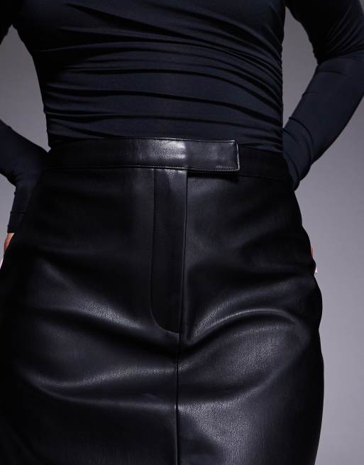 Forever New PU mini skirt in black | ASOS