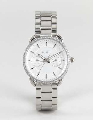 Fossil ES4262 Tailor Bracelet Watch In Silver 35mm | ASOS