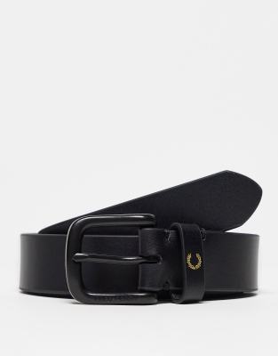 Fred Perry leather belt in black | ASOS