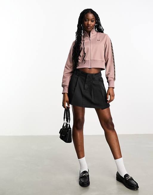 Fred Perry taped track jacket in pink | ASOS Fred Perry taped track jacket in pink | ASOS