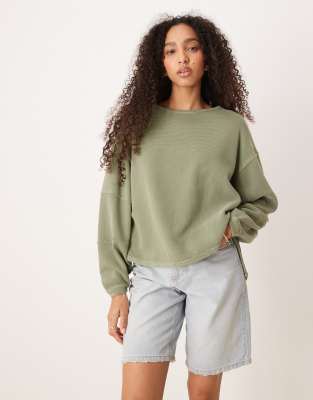 Free People total eclipse tee in oil green | ASOS