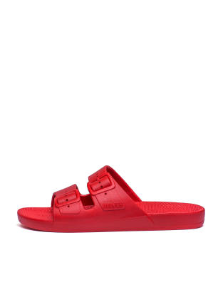 Freedom Moses Scented Sandals in red | ASOS