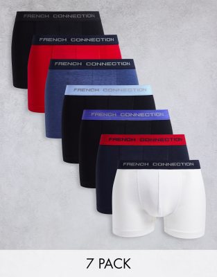 French Connection 7-pack boxers in multi | ASOS