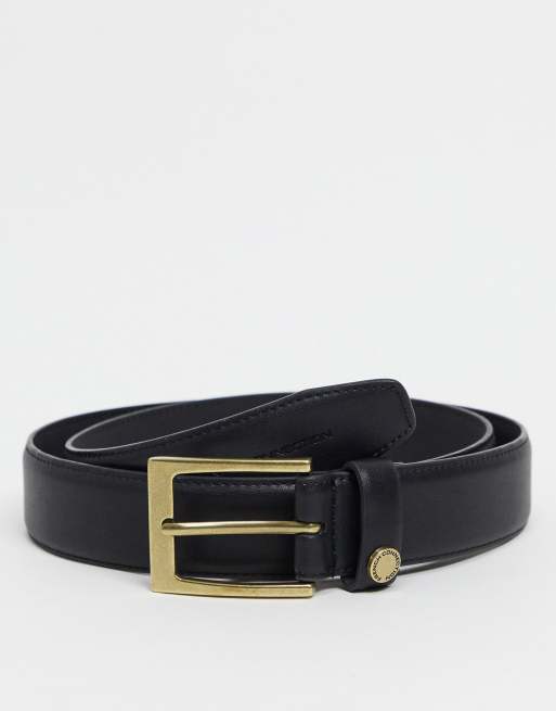French Connection circular button belt in black | ASOS