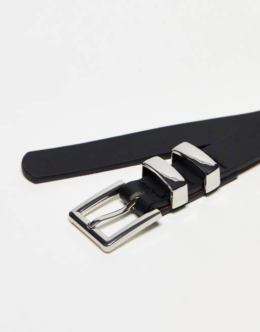 French Connection double keeper belt in black | ASOS