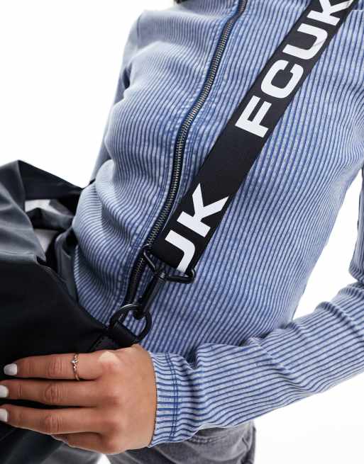 French Connection FCUK relaxed tote bag in black | ASOS