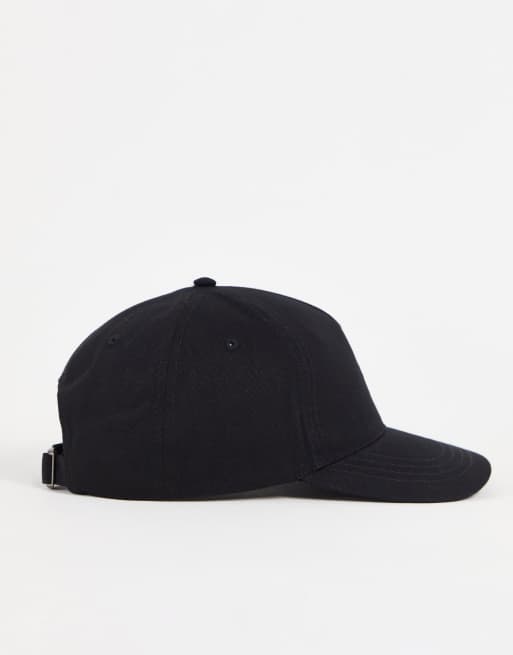 French Connection logo cotton baseball cap in black | ASOS