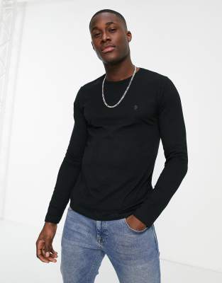 French Connection long sleeve top in black | ASOS