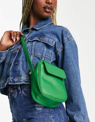 French Connection mini cross body bag in green | ASOS