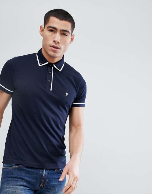 French Connection Piping Polo Shirt | ASOS