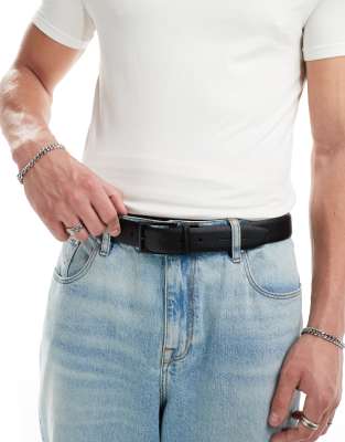 French Connection reversible belt in black and navy | ASOS