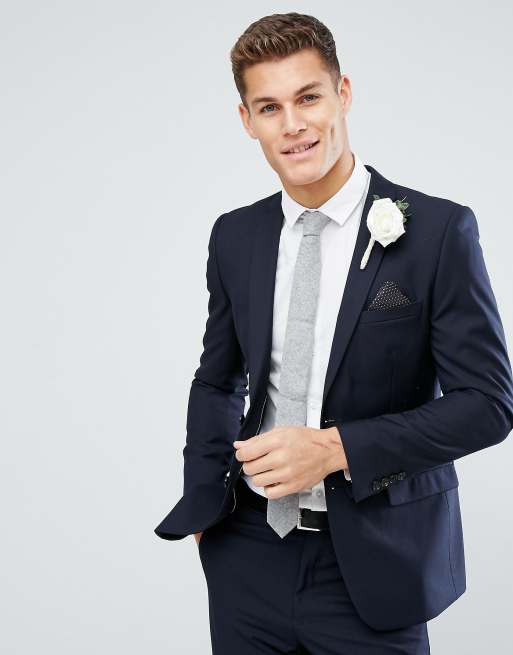 French Connection Skinny Suit In Navy | ASOS
