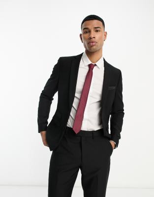 French Connection suit jacket in black | ASOS