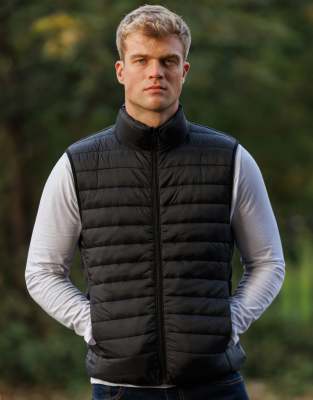 French Connection Superlight funnel neck puffer gilet in black | ASOS