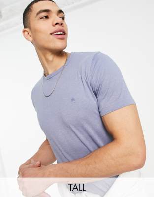 French Connection Tall crew neck t-shirt in light blue | ASOS