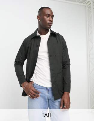French Connection Tall lined utility jacket in black | ASOS