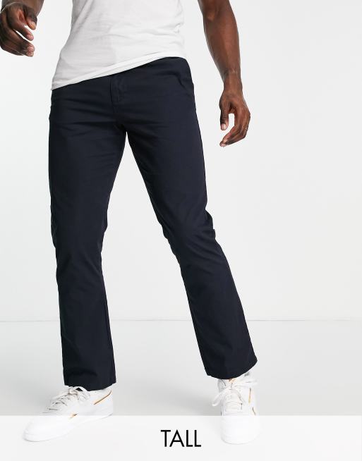 French Connection Tall slim fit chino in navy | ASOS