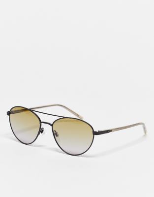 Gafas de sol color topo de estilo aviador de DKNY | ASOS