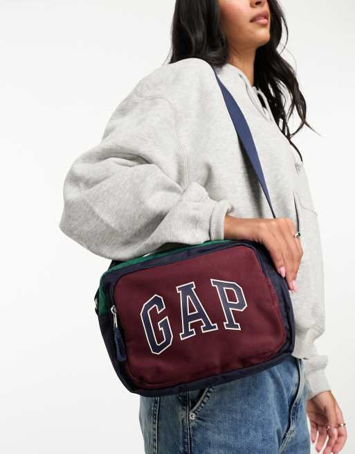 GAP Arizona cross body camera bag in navy colourblock | ASOS