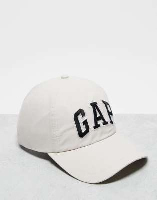 GAP logo cap in chalk | ASOS