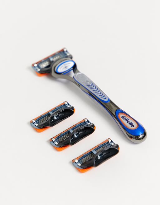 Gillette - Fusion Manual Starter Pack - Manico per raosio + 4 lame | ASOS