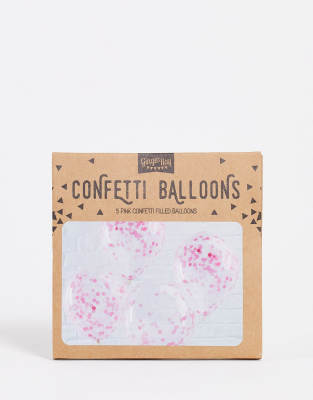 Ginger Ray - Roze confetti-ballonnen | ASOS
