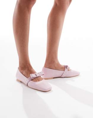 Glamorous - Ballerine rosa con fiocco | ASOS