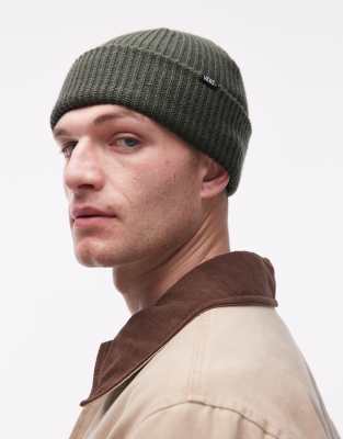 Gorro verde oliva oscuro básico con dobladillo Core de Vans | ASOS