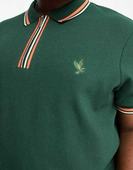 Grey Hawk Plus polo in green | ASOS