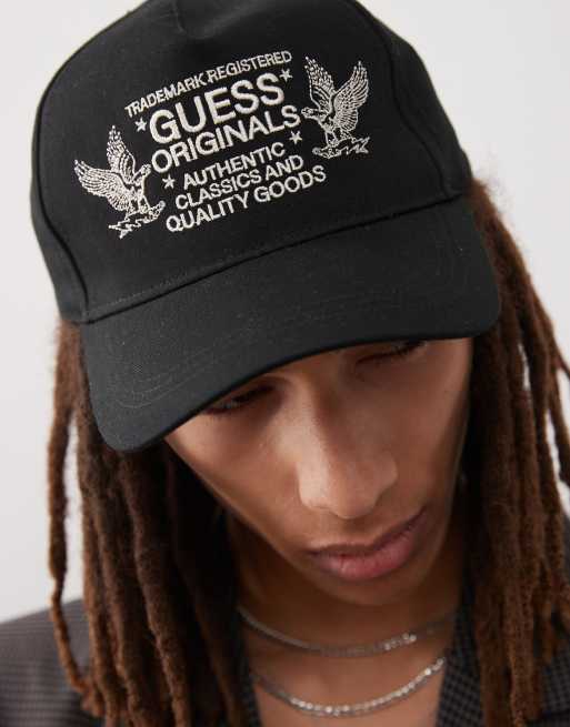 Guess Originals baseball cap in black | ASOS