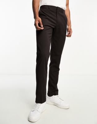 Harry Brown skinny fit suit pants in brown | ASOS