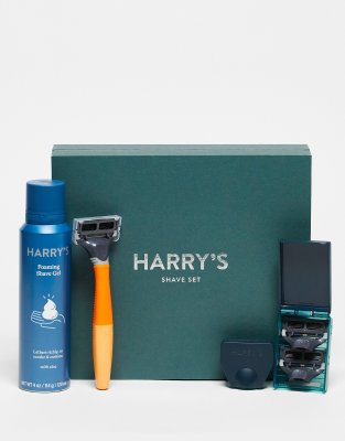 Harry's Bright Orange Truman Shave Set with Shave Gel | ASOS