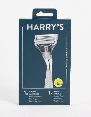 Harrys Men's Chrome Edition Razor and Blade | ASOS
