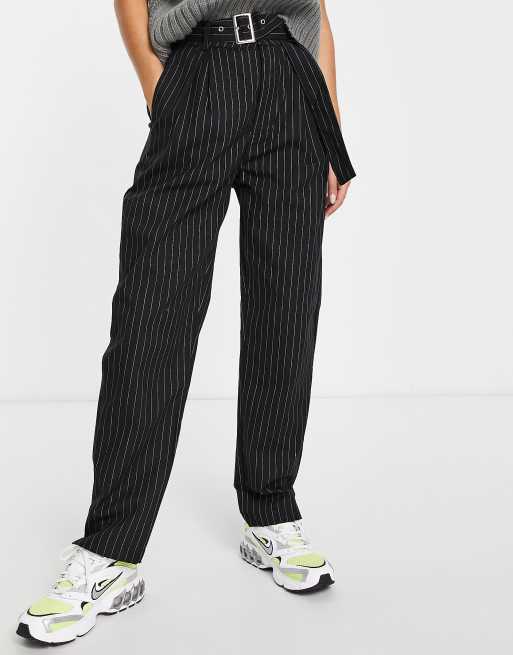 Heartbreak Mix And Match Pantalon Densemble Ajusté à Fines Rayures