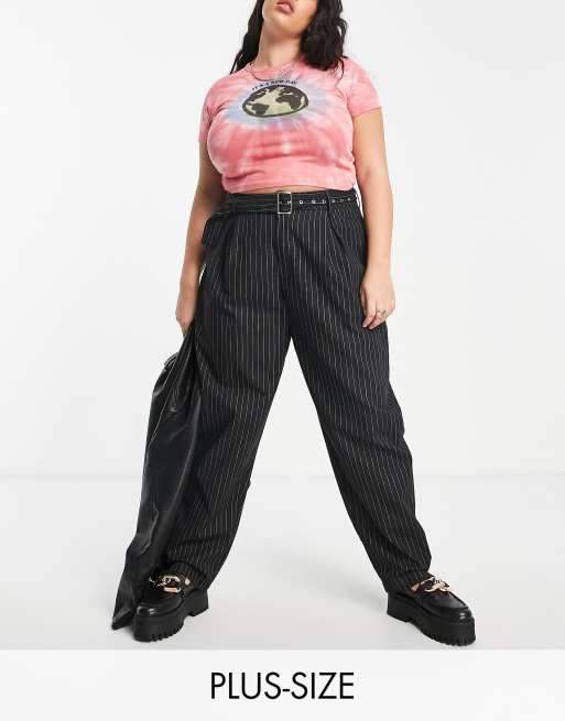 Heartbreak Plus Mix And Match Tailored Trousers Co Ord In Black