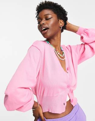 Heartbreak – Rosa kofta i oversize, del av set | ASOS