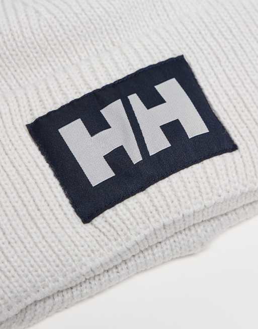 Helly Hansen Hh box beanie in white | ASOS
