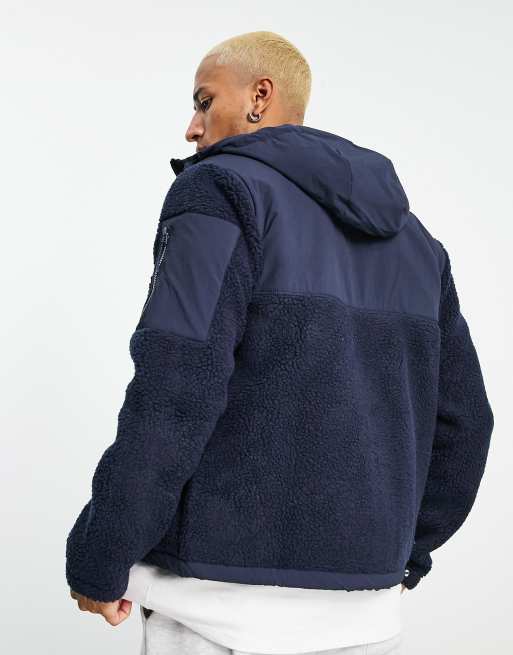 Helly Hansen Heritage Pile Fleece Jacket In Navy ASOS, 43% OFF