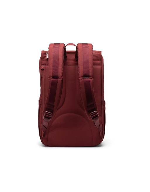 Herschel Supply Co Herschel little america backpack in dark red | ASOS