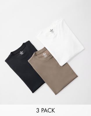 Hollister 3 pack cooling t-shirt in multi | ASOS