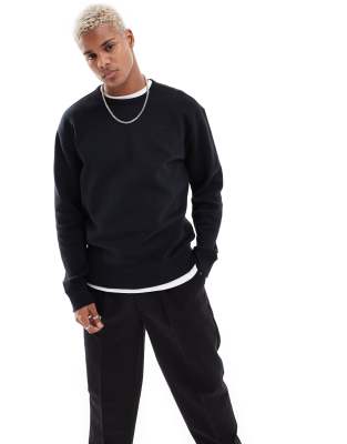 Hollister icon logo sweatshirt in black | ASOS