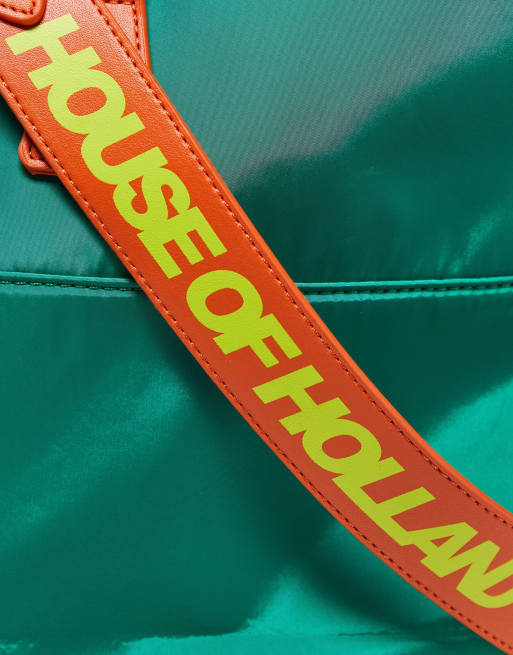House of Holland logo holdall in green | ASOS