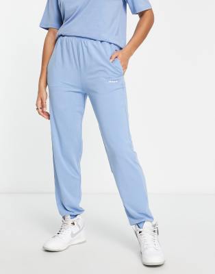 HUGO Bodywear Shuffle trackies in light blue | ASOS